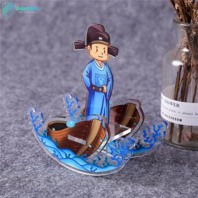 China Low MOQ Acrylic Cartoon Figure Display Holder 2022 Best Promotional Items for Anime Fans for sale