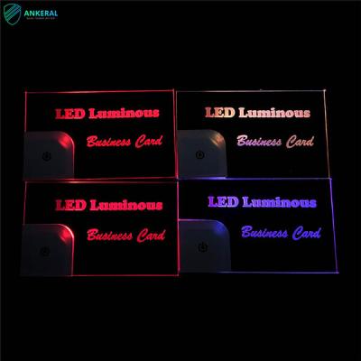 China Laser Engraved LED Flashing Card Lights US Market Top 10 Best Sales for Gifts for sale