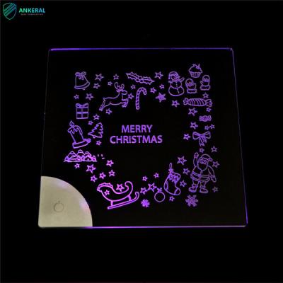 China Description This LED flashing card lights are made of high quality cast acrylic materials, it can be cutting credit card for sale