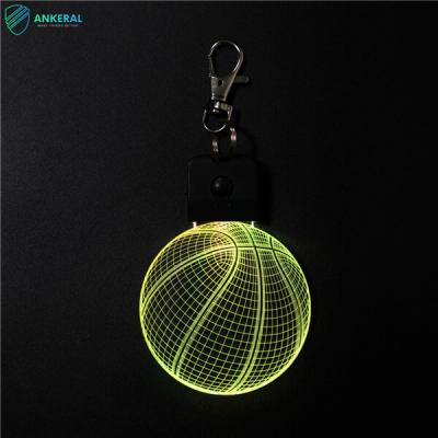 China 2022 Best Trending LED Acrylic Keychain Customized Designs with Blank Acrylic for sale