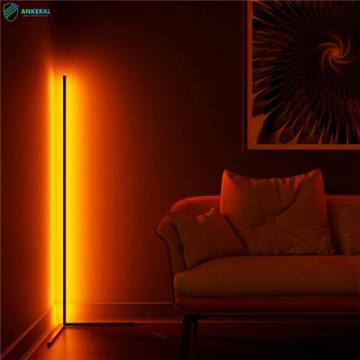 China 2022 New Trending LED Corner Standing Lamp APP Control Multi-colors Lighted for sale