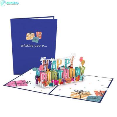 China 3D Birthday Pop-up Cards Best Quality Top Selling Happy Birthday Cards & Gifts for Kids for sale
