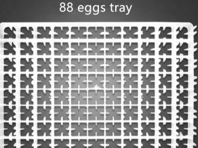 China 88 eggs plastic chicken egg incubator trays for sale