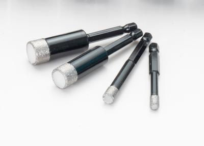 Quality Hexagon Shank Vacuum Brazing Diamond Hole Saw / Tile Hole Cutter Set for sale