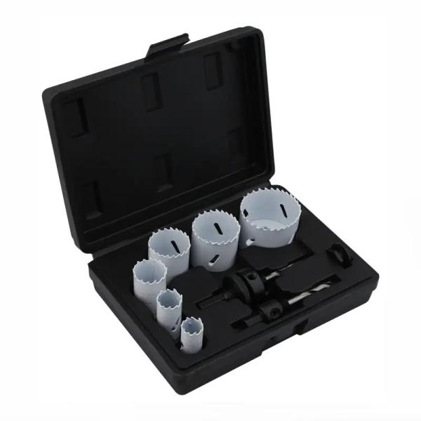 Quality 9PC Bi Metal Hole Saw Kit 22-64mm M42 HSS Co8% Teeth Material for sale