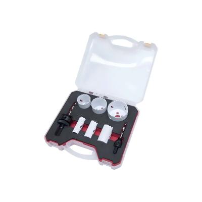 Quality M42 HSS 8PC Bi Metal Hole Saw Set Variable Pitch Teeth for sale
