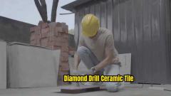Diamond core drill bits for ceramic