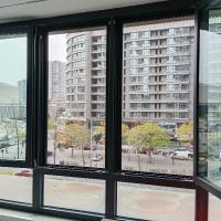 China Grey Retractable Screen Double Fly Screen Door D.I.Y. Design for sale