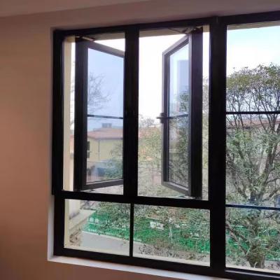 Cina Vetroresina nera Gray Mesh Retractable Screen Window Solutions in vendita