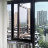 China DIY Aluminum Frame Roller Retractable Screen Window Durable And Adjustable for sale