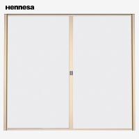 China Convenient Manual Operation Retractable Window Protection With Plastic Handle for sale