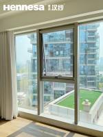 China Convenient Lockable Retractable Screen Covering With Aluminum Frame for sale
