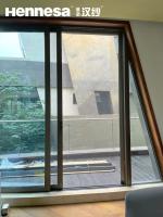 China Convenient Lockable Retractable Screen Covering With Aluminum Frame for sale