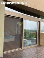 China Retractable Features Trackless Screen Door with Easy Installation for sale