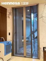 China Retractable Features Trackless Screen Door with Easy Installation for sale