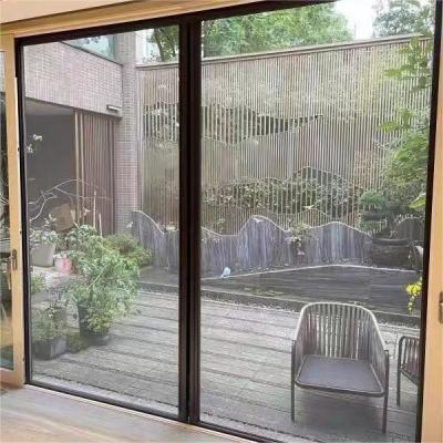 Cina Easy To Install Mosquito Net Trackless Fly Screen For Doors Retractable Tank Chain Screen Mesh Double Door in vendita