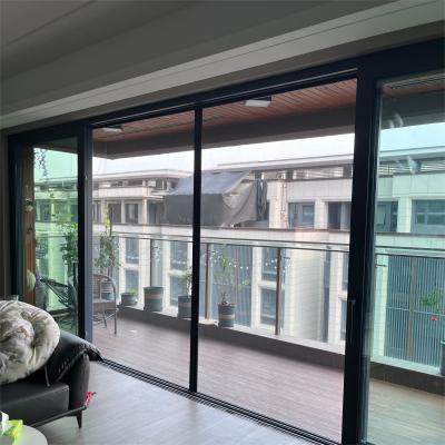 Cina Retractable Screen Door With Aluminum Alloy Frame Roller Screen Roller Screen Door Interior in vendita