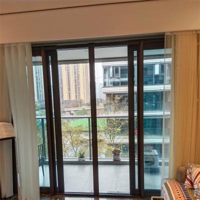 Cina Retractable Screen Door With Aluminum Alloy Frame Roller Screen Roller Screen Door Interior in vendita