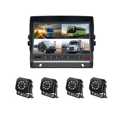 China CCD Camera Monitor System IP66 Waterproof 24V Backup Camera With 4 Views Camera for sale