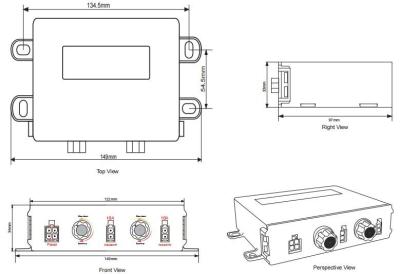 China Heavy-Duty Electric Actuators Controller 12V DC Speed Adjustable by Potentiometer for sale