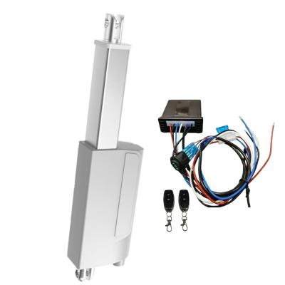 China 12V 24V DC Drive Slim Electric Linear Actuator 1500N Hall Sensors Feedback IP66 for sale