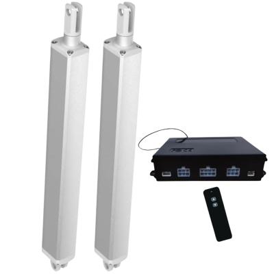 中国 32x41mm インラインアクチュエータ 24VDC モーター 500N ホール効果同期制御システム 販売のため