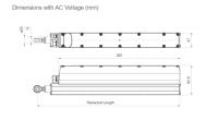 China Automatic Window Ventilation Actuator DC24V 12V 3500 Thrust Remote Control System for sale