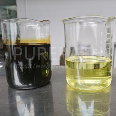 Cina 50TPD ha usato la produzione bassa del diesel dello zolfo dell'impianto di riciclaggio 50ppm dell'olio di motore in vendita