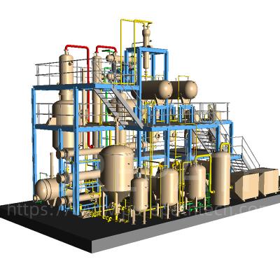 Cina Olio residuo continuo del ODM dell'OEM alla pianta diesel 15 tonnellate al giorno in vendita
