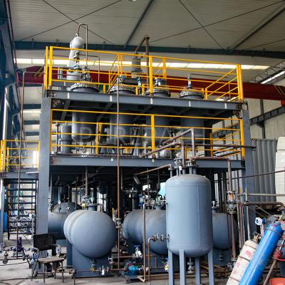 Cina Più di alto controllo dello SpA del rendimento dell'olio di 90% impianto di riciclaggio utilizzato dell'olio al diesel basso dello zolfo in vendita
