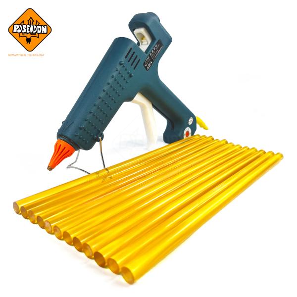 Quality Transparent Polyamide Hot Melt Glue Sticks For Filter 7 or 11mm Golden Stick for sale