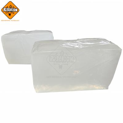 China SBS Packaging Hot Melt Adhesive Courier Bag Sealing White Bulk Low VOC Hot Glue for sale