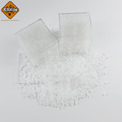 China POSEIDON TF1051 White Translucent Polyolefin Hot Melt Glue Granule for 4-Side Edge Bonding , Car A/C Filter Adhesive for sale