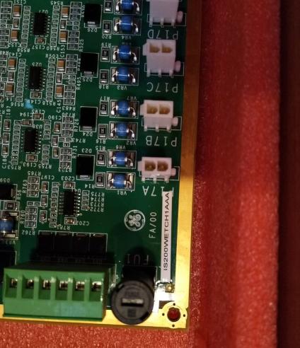 GE IS200WETCH1AAA Printed Circuit Board - Front View