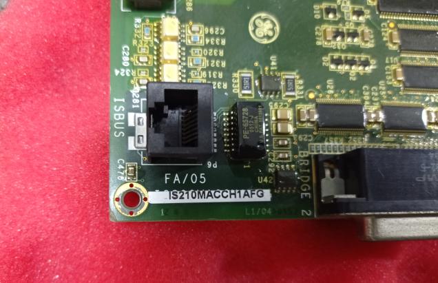 GE IS210MACCH1AFG Printed Circuit Board side view