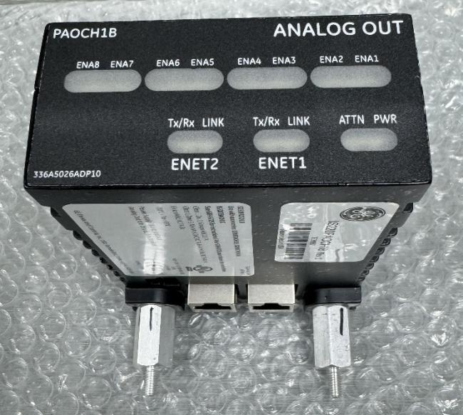 GE IS220PAOCH1B Analog Output Module side view
