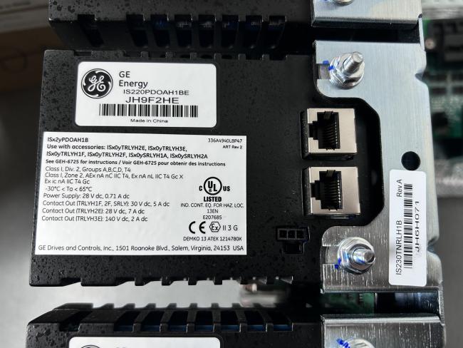 GE IS220PDOAH1B Discrete Output I/O Module front view