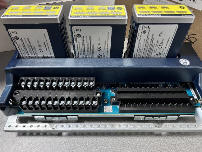 GE IS410TBCIS2C Contact I/O Terminal Board front view