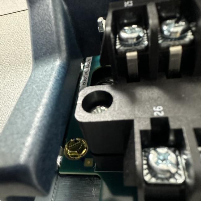 GE IS400TBCIS2C Contact I/O Terminal Board side view