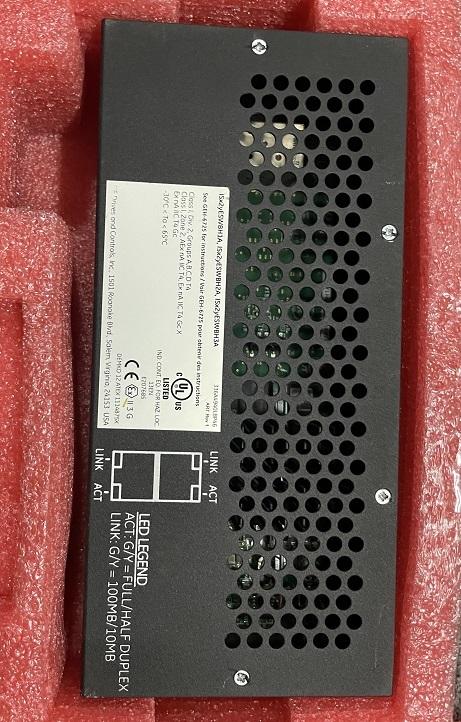 GE IS420ESWBH3A Ethernet Ionet Switch side view