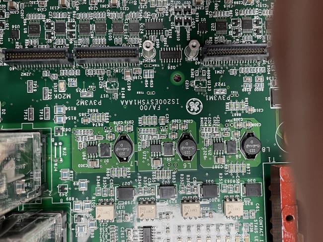 GE IS200ESYSH1A EX2100e Excitation Control Module front view