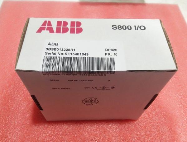 Quality ABB DP820 3BSE013228R1 Two-channel Pulse Counting Module ABB 800XA for sale