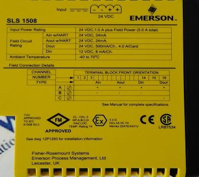 China Fisher Rosemount Emerson KJ2201X1-PW1 SIS Logic Power à venda