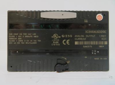 Cina IC200ALG320 GE Modulo di ingresso analogico 250 mm Lunghezza netta in vendita