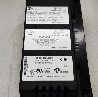 Cina IC660BBA025 GE 24/48VDC Corrente Blocco di uscita sorgente in vendita