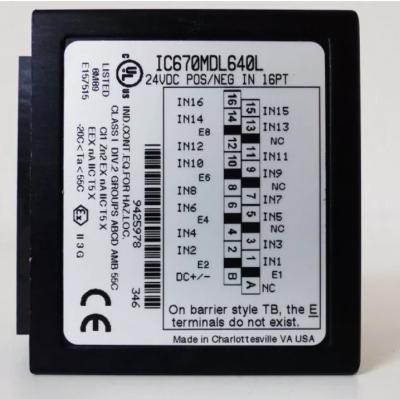 Cina IC670MDL640 GE Modulo di input discreto positivo/negativo in vendita