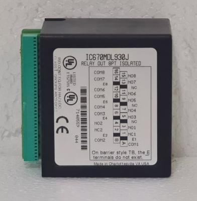 Cina IC670MDL930 Modulo di uscita NO/NC isolato GE Relay in vendita