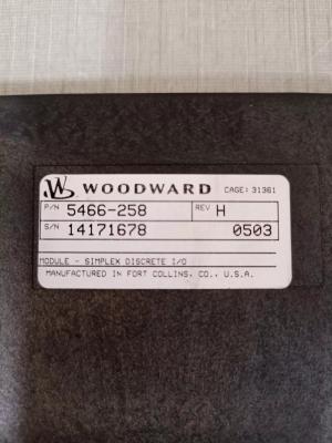 China 5466-258 WOODWARD Discrete I/O Module in Industrial Settings for sale