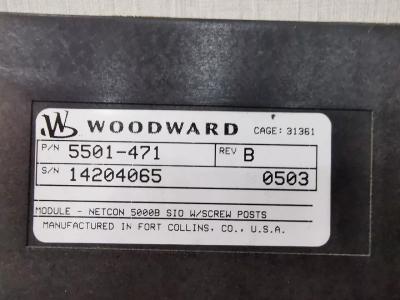 China 5501-471 Woodward NetCon SIO Module 400mm Width for sale