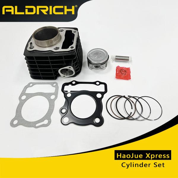 Quality 150cc Complete Engine Rebuild Motorcycle Cylinder Kit For Haojue Xpress HJ125 HJ150 for sale